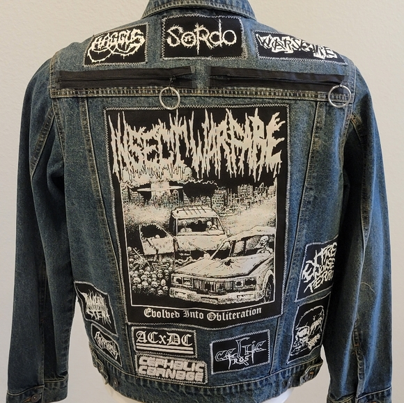 Lazer | Jackets & Coats | Mens Custom Metal Denim Jacket | Poshmark